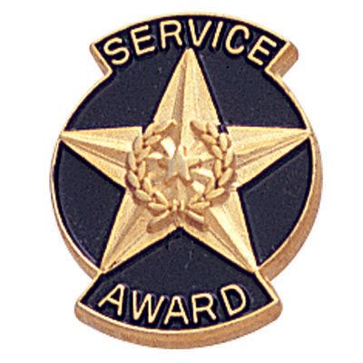 SERVICE AWARD PIN STAR