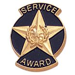 SERVICE AWARD PIN STAR