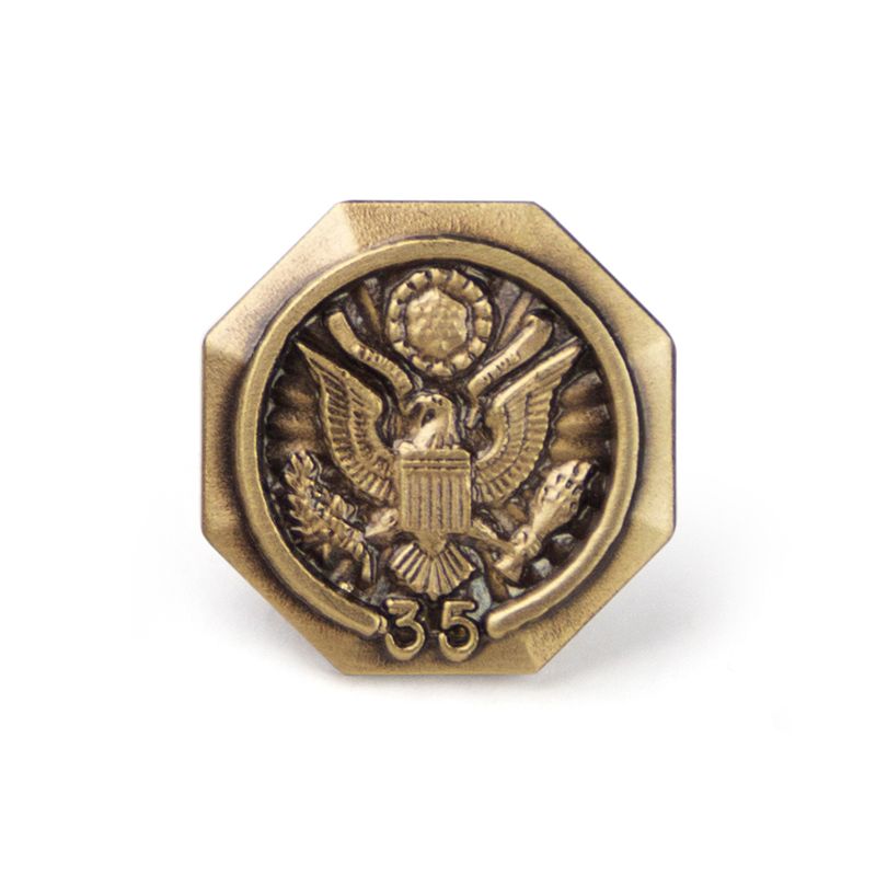 U.S. FEDERAL YEARS OF SERVICE GOLD PIN - 35 YEARS