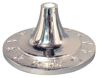 Chrome Starcast Guidon Pole Floor Stand