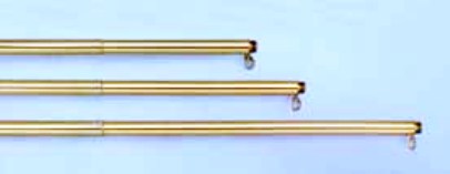 Gold aluminum indoor TELESCOPIC parade poles