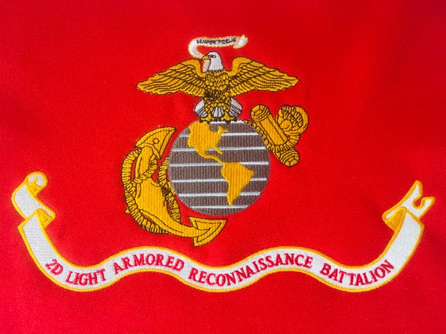 Miniature USMC Framable Organizational flags