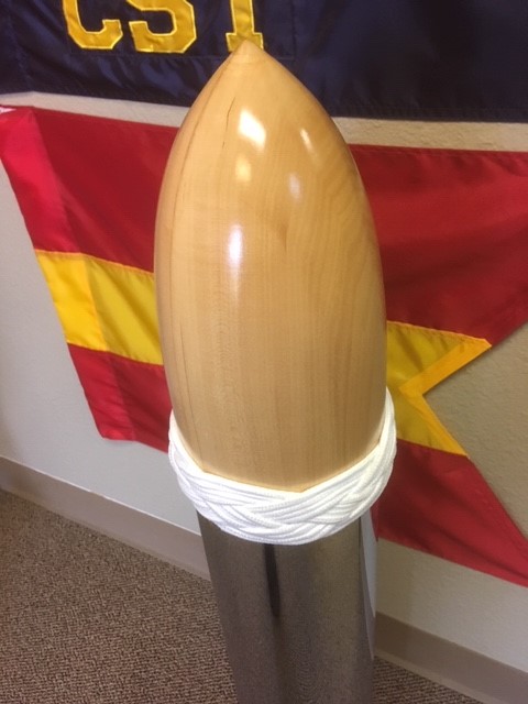 Poplar & Chrome Ceremonial Quarterdeck Bullets