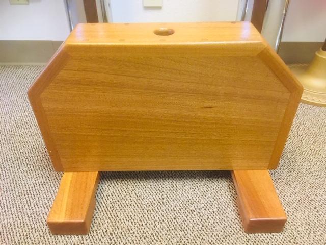 Quarterdeck Wood Flag Box Stand