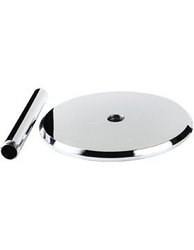 Chrome Guidon Pole Floor Stand USAF Silver Guidon Stand