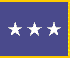 USAF General Flags- 3 star General Officer Flags