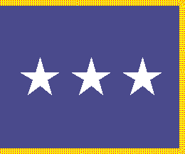 USAF General Flags- 3 star General Officer Flags