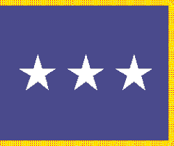 USAF General Flags- 3 star General Officer Flags