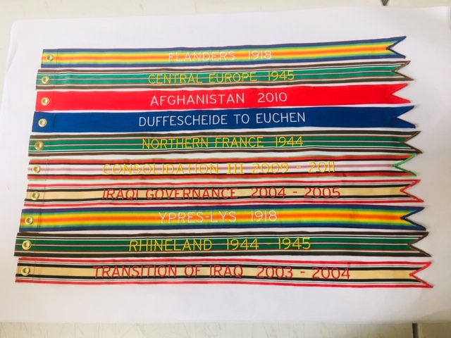 U.S. Army & Air Force Battle Streamers Campaign Streamers Award Streamers