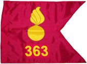 U.S. Army ORDNANCE CORPS Regulation Size Guidon