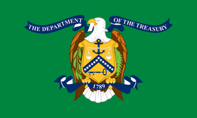 Treasury Department Flags