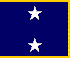 US Navy 2 Star Admiral Flags