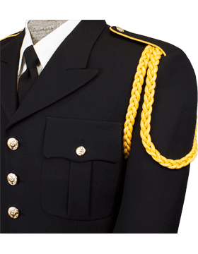 Uniform Shoulder Cord 2 Braids No Tip (Various Colors)