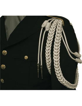 Uniform Shoulder Cord w/Double Braid & Double Knot