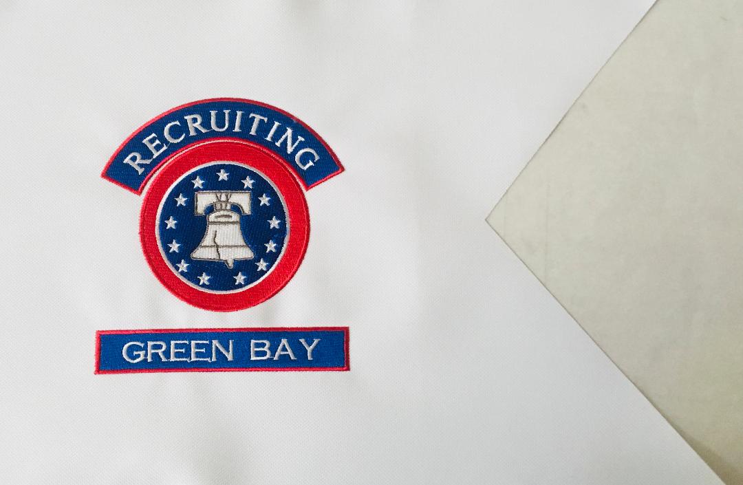 Army Recruiting small embroidered framable guidons