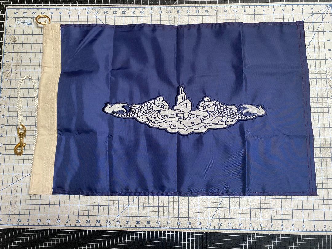 U.S. Navy Silver Dolphin Award Pennant