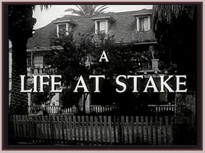 A LIFE AT STAKE - 1954 - RARE DVD