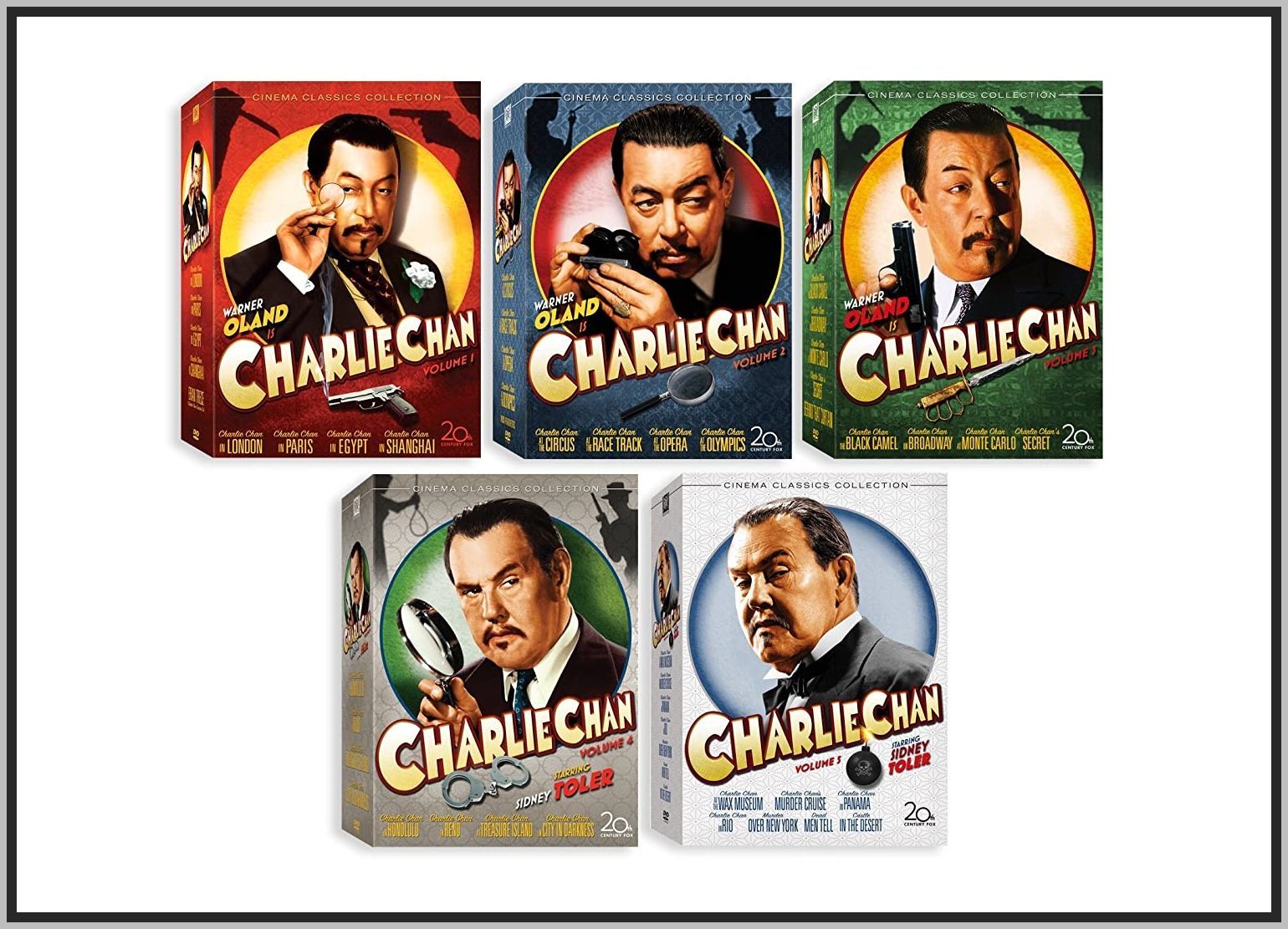 CHARLIE CHAN COLLECTION - 25 FILMS - RARE DVDS