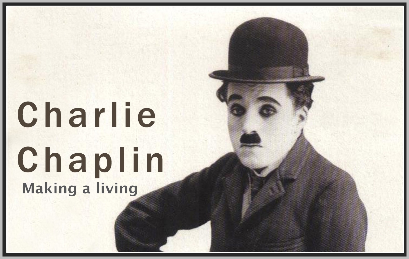 CHARLIE CHAPLIN - 1914 - MAKING A LIVING - RARE DVD