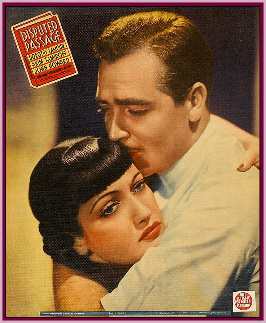 DISPUTED PASSAGE - 1939 - WITH DOROTHY LAMOUR - RARE DVD