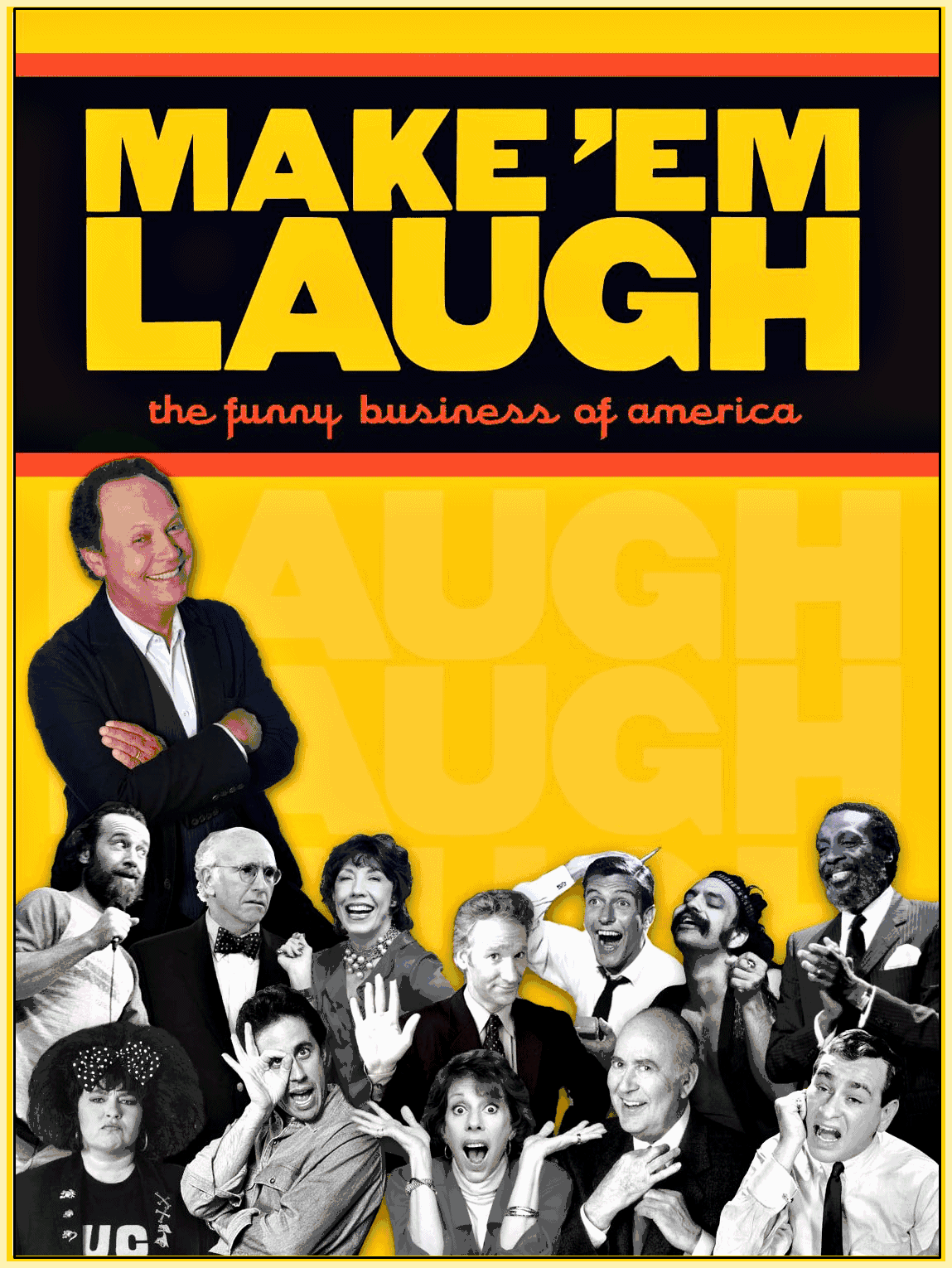 MAKE 'EM LAUGH: THE FUNNY BUSINESS OF AMERICA - 3 DVDS - RARE