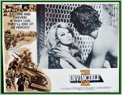 THE INVINCIBLE SIX - 1970 - DVD - WITH STUART WHITMAN, ELKE SOMMER