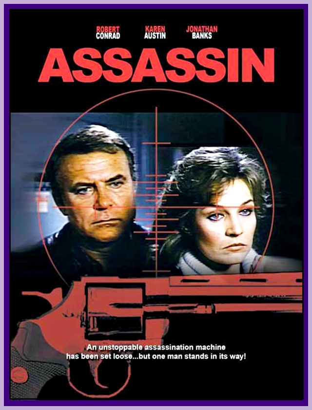 ASSASSIN - 1986 - WITH ROBERT CONRAD -RARE DVD