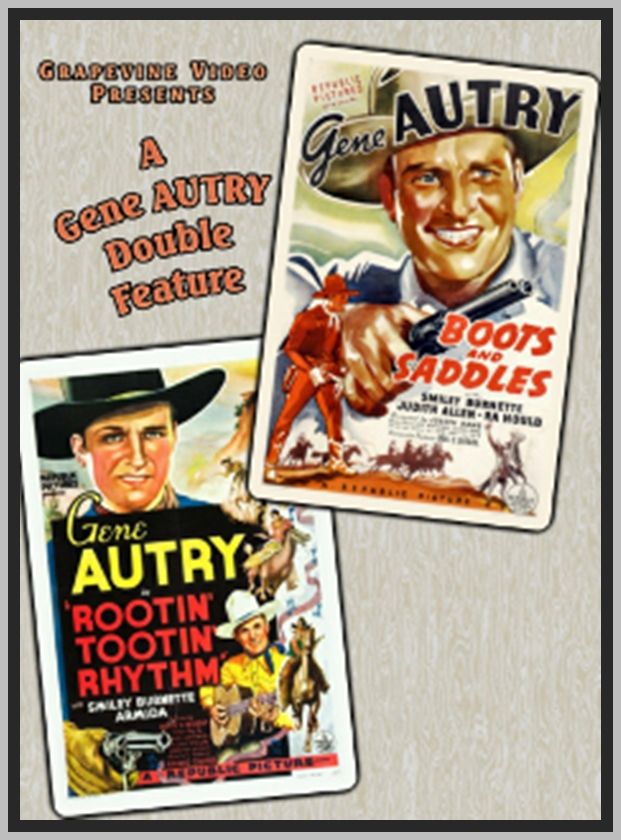 GENE AUTRY DOUBLE FEATURE - RARE DVD