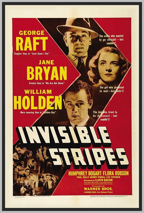 INVISIBLE STRIPES - 1939 - COLORIZED - GEORGE RALFT