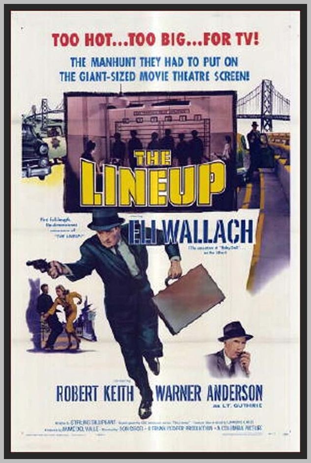 THE LINE-UP - COLORIZED - 1958 - RARE DVD