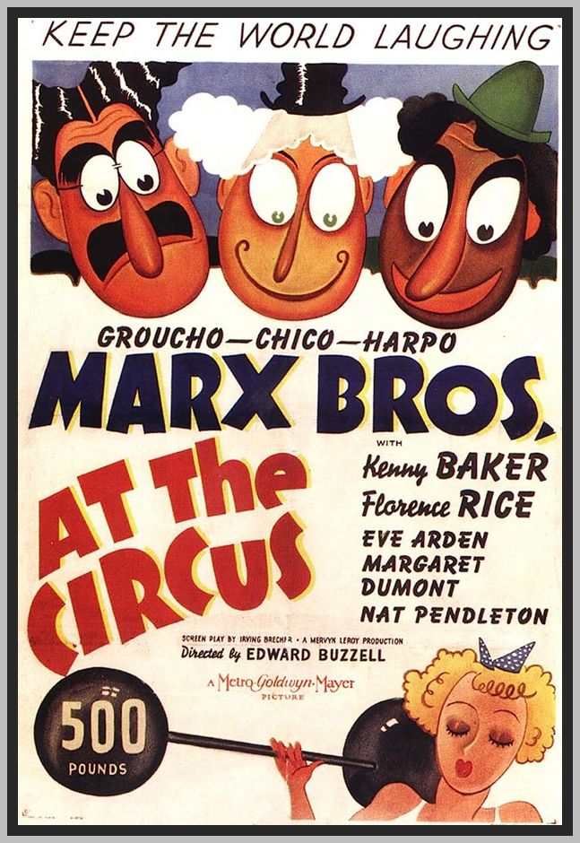 THE MARX BROTHERS - AT THE CIRCUS - 1939 - COLORIZED - CHICO MARX ...