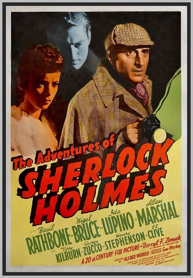 THE ADVENTURES OF SHERLOCK HOLMES - 1939 - COLORIZED - BASIL RATHBON4E ...