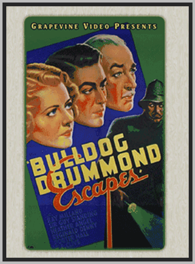 BULLDOG DRUMMOND ESCAPES - 1937 - RAY MILLAND - RARE DVD