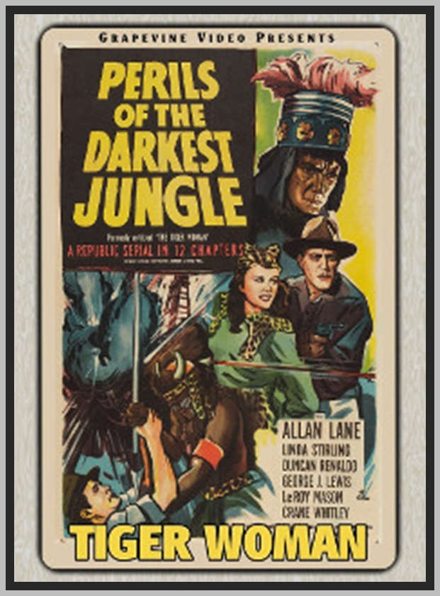 THE TIGER WOMAN - 1944 - ALLAN LANE - RARE DVD