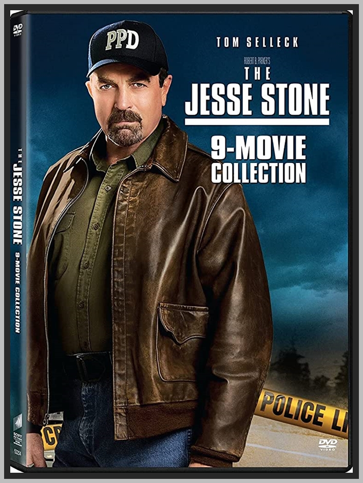 THE JESSE STONE 9 MOVIE COLLECTION - 2018 - TOM SELLECK - DVDS