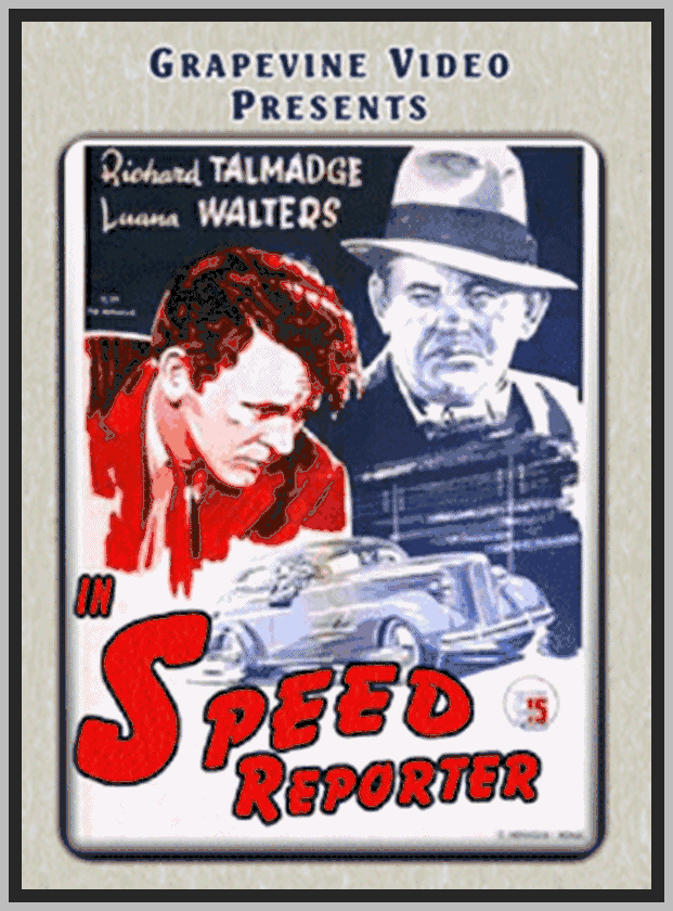 SPEED REPORTER - 1936 - RICHARD TALMADGE - RARE DVD