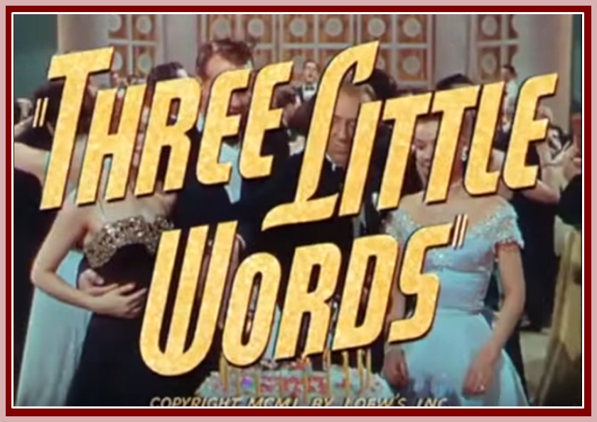THREE LITTLE WORDS - 1950 - ARLENE DAHL - RARE DVD