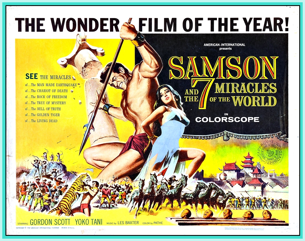 SAMSON AND THE SEVEN MIRACLES OF THE WORLD - 1961 - WITH GORDON SCOTT ...