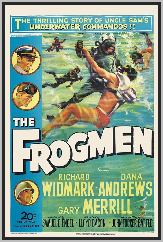 THE FROGMEN - 1951 - COLORIZED - RICHARD WIDMARK