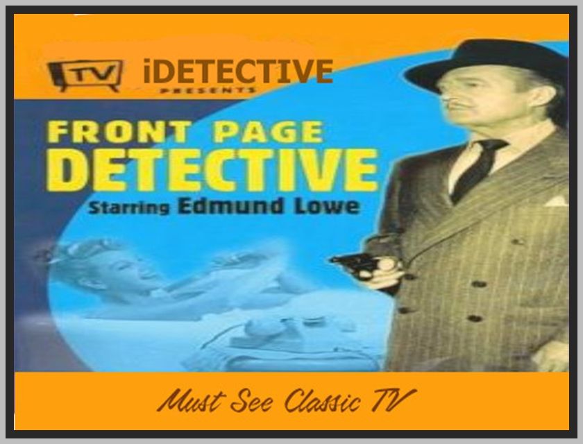 FRONT PAGE DETECTIVE - 1951- TV SERIES - EPISODE - PAULA DREW - RARE DVD