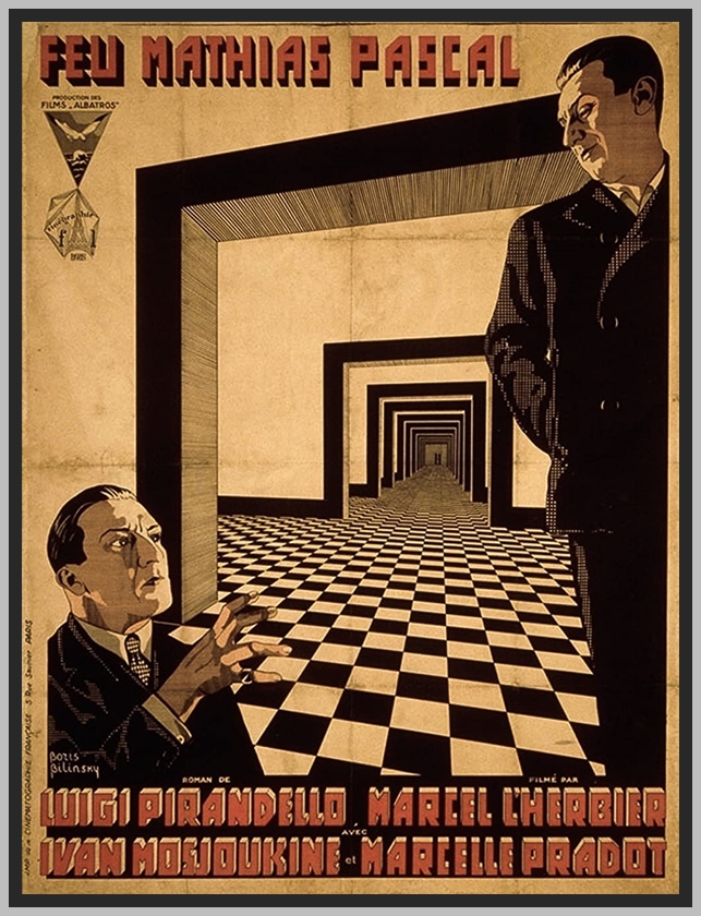 FEU MATHIAS PASCAL - 1925 - SILENT - NARCELLE PRADOT - RARE DVD