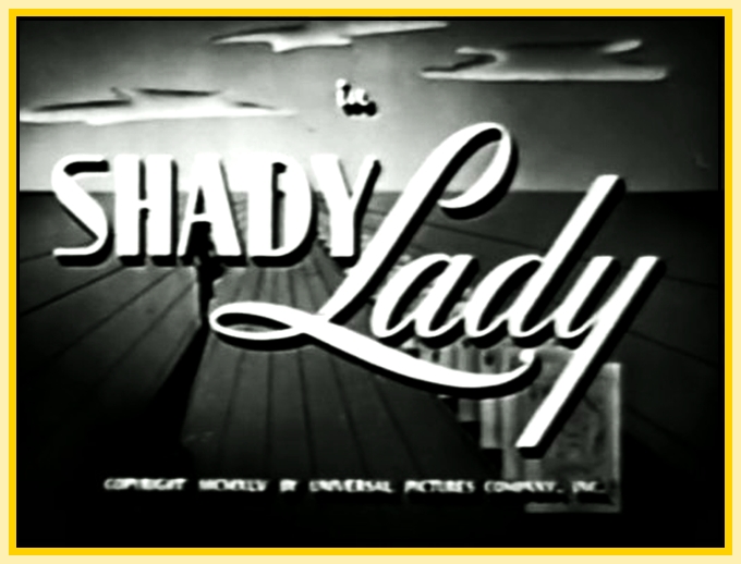SHADY LADY - (1945) - DVD - WITH CHARLES COBURN, ROBERT PAIGE