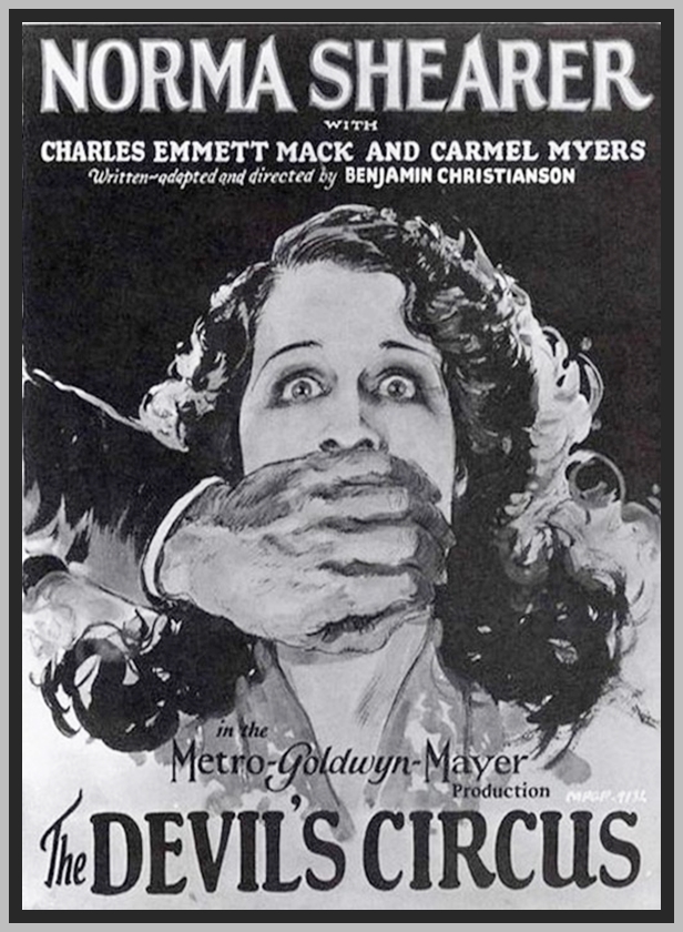 THE DEVIL'S CIRCUS - 1926 - NORMA SHEARER - RARE DVD