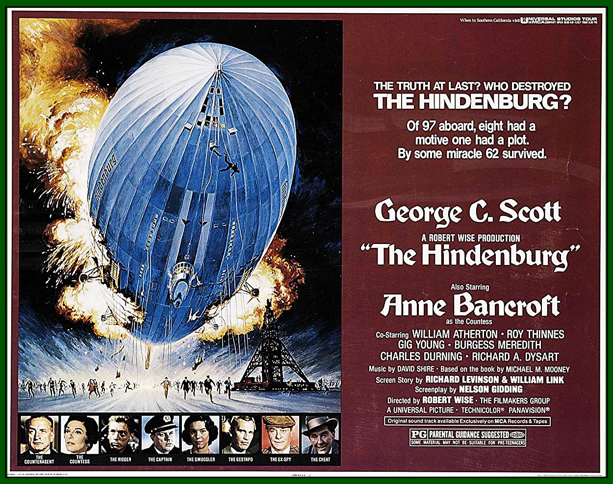 The Hindenburg 1975 Poster