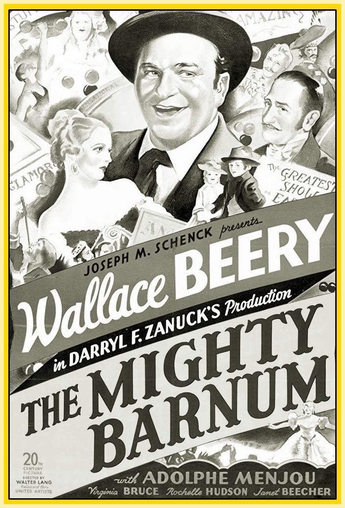 THE MIGHTY BARNUM - 1934 - WITH WALLACE BEERY - RARE DVD