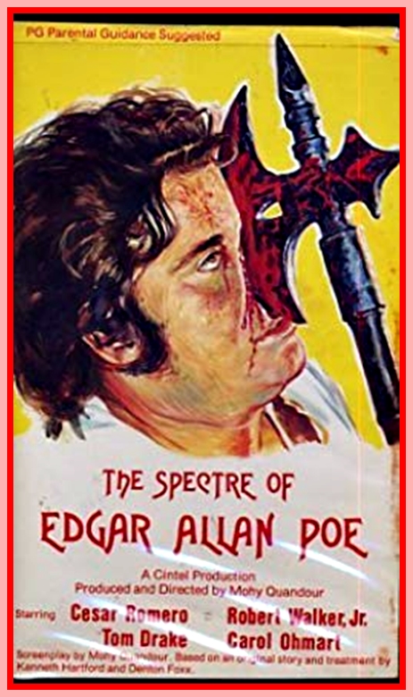 THE SPECTRE OF EDGAR ALLAN POE - HORROR MOVIE - RARE DVD