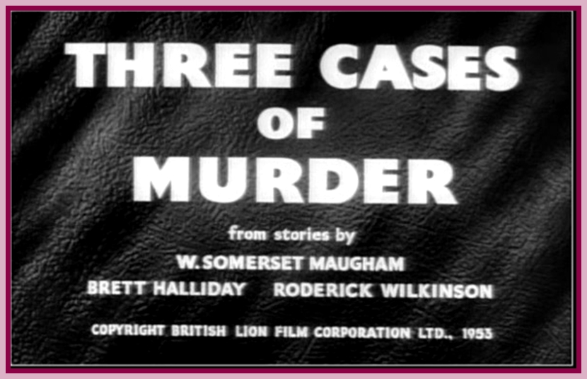 THREE CASES OF MURDER - 1955 - ORSON WELLES - RARE DVD