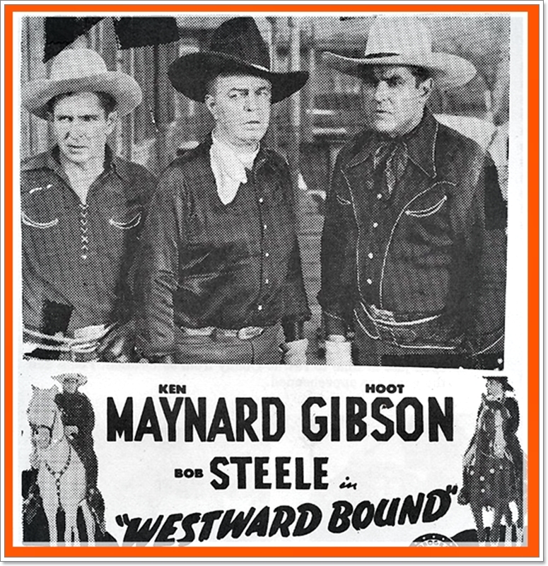 WESTWARD BOUND - 1944 - WITH KEN MAYNARD - RARE DVD