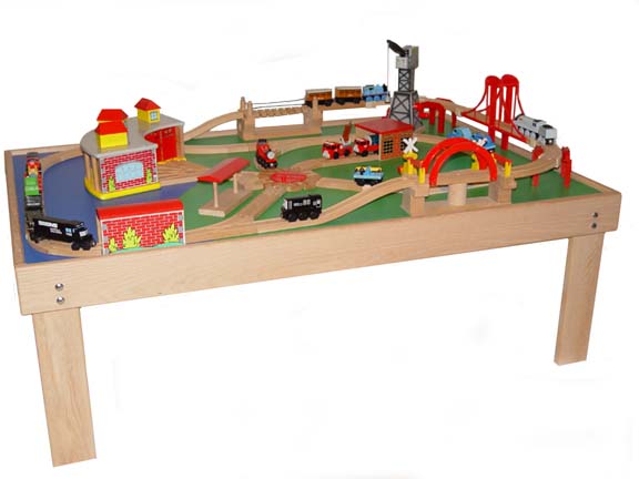 Solid Wood Train Tables