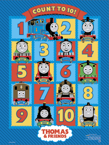 Thomas & Friends Count to Ten Poster